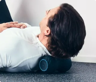 Vibrating Roller WaveDuo Massager for Back and Neck by Therabody