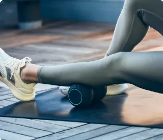 Vibrating Roller WaveDuo Massager for Back and Neck by Therabody