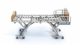 Invacare Hospital Bed Fully Adjustable with Backlit Handheld Control ...