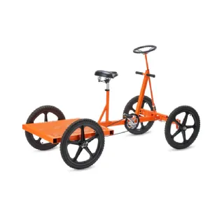 Adult Pedal Cart with Flatbed Cargo Rack - Trailmate WorkHorse