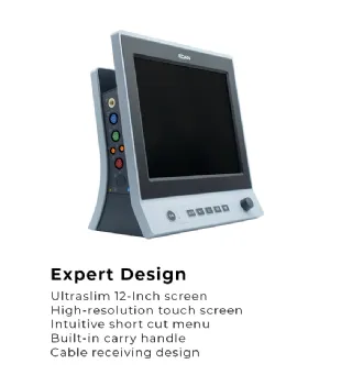Edan X12 Portable Patient Monitor with Ultraslim 12-Inch Screen and ...