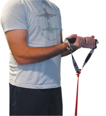 Extra-Long Foam Padded Handle for Exercise Bands and Tubing