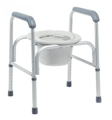 Lumex 3-in-1 Aluminum Commode with Removable Back Bar