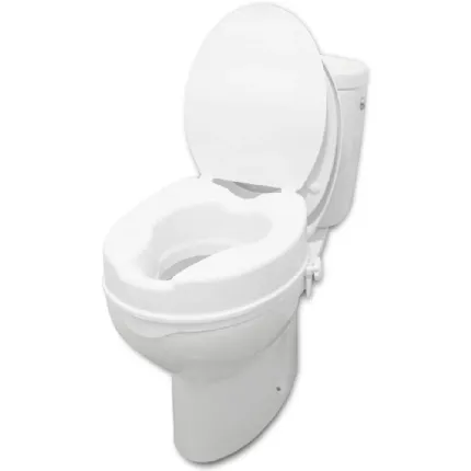 Raised Toilet Seat Riser with Arms Option by PEPE