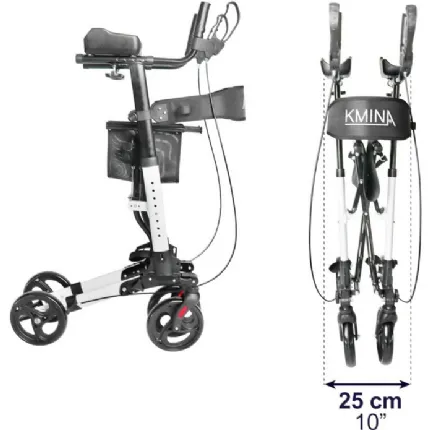 Upright Walker with Seat for Seniors - Forearm Support Platform Walker ...