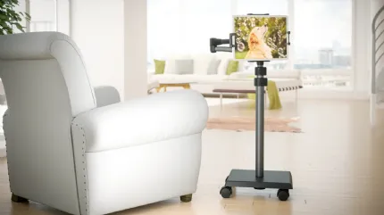 iPad Tablet Floor Stand with Wheels | Levo G2 Deluxe