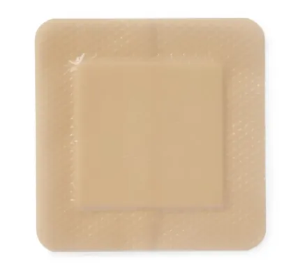 5-Layer Square Foam Wound Dressings with Silicone Adhesive in Case of ...