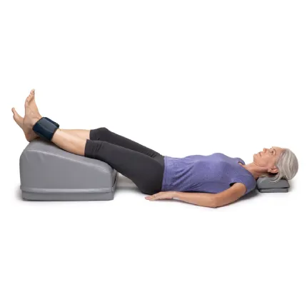 Leg Elevation Pillow - Foam Wedge with Vinyl Cover and Carry Strap ...
