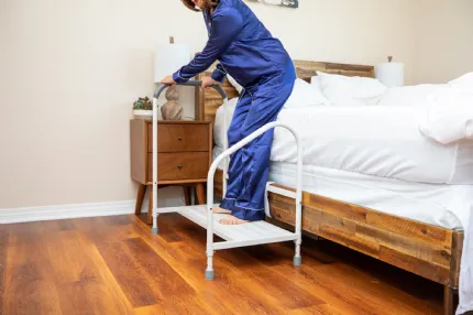 Bedroom Step and Handrail - Step 2 Bed - FREE Shipping
