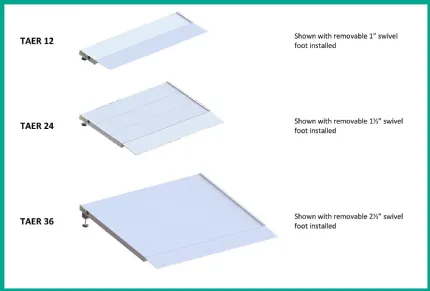 TRANSITIONS Angled Entry Wheelchair Ramp by EZ-ACCESS Ramps
