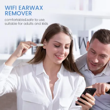 Otoscope Ear Cleaner with Camera and WiFi Connection by ScopeAround