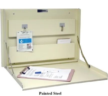 Compact Mounted Wall Desk Workstation - FREE Shipping