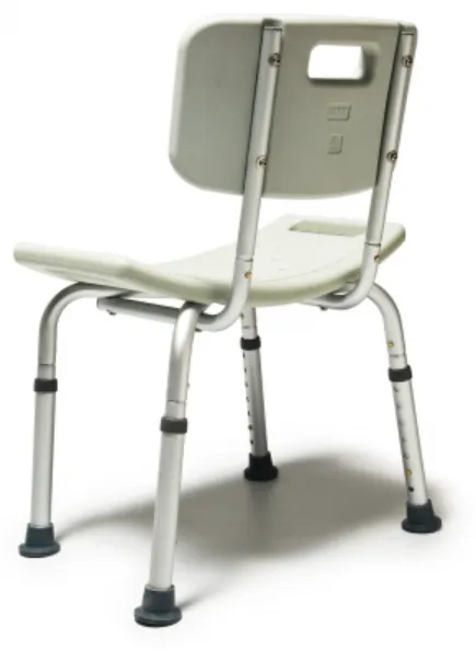 Lumex Shower Chair with Backrest - Platinum Collection