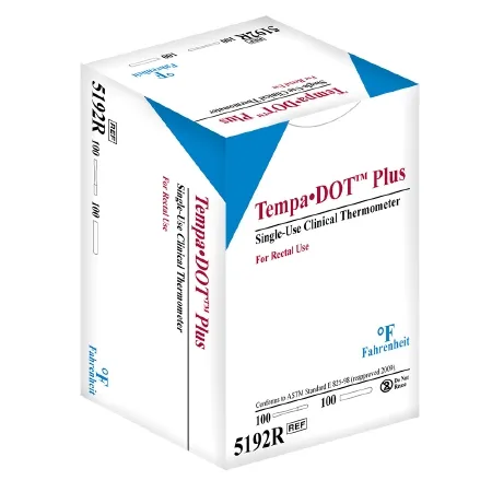 TEMPA DOT Disposable Thermometer - Bulk Case of 1600 Units