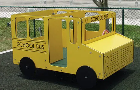 Multi-Spring Rider Playground Equipment, Fire Truck or School Bus ...