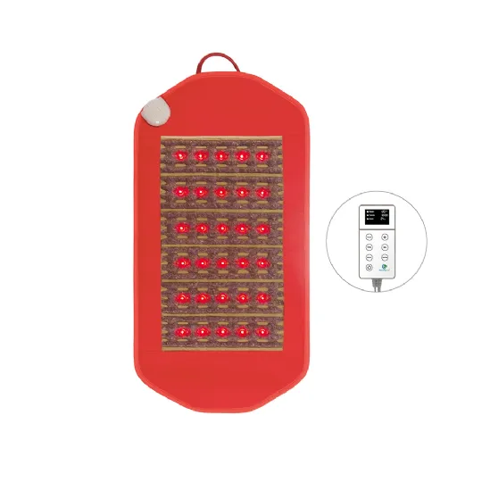 Heated Therapy Pad with Amethyst Gemstones for PEMF Therapy from ...