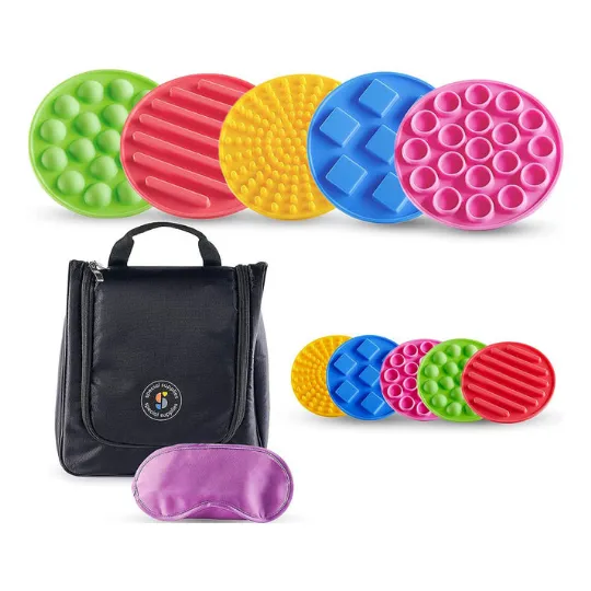 Sensory Discs Matching Game for Kids | Textured Silicone Tactile ...