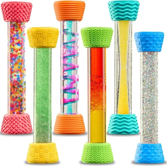 Liquid Motion Bubbler Timer 6-Pack | Calming Sensory Visual Timers for ...