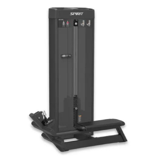 Spirit Fitness Seated Low Row Machine with Dual Foot Bars and 270 lbs ...