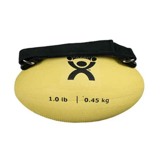 CanDo Handy Grip Weighted Training Ball - Secure Hand Strap for ...