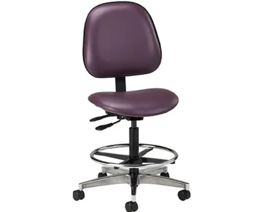 Lab Stool with Contour Seat and Backrest