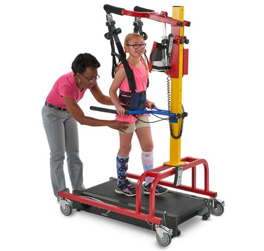 Pediatric Gait Trainer with Powered Adjustment - LiteGait 200MX from ...