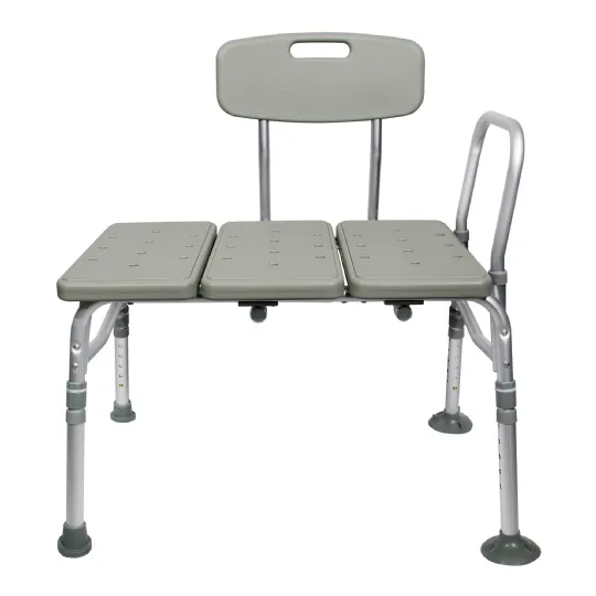 McKesson Bath Transfer Bench for Tub and Shower Safety - Adjustable ...