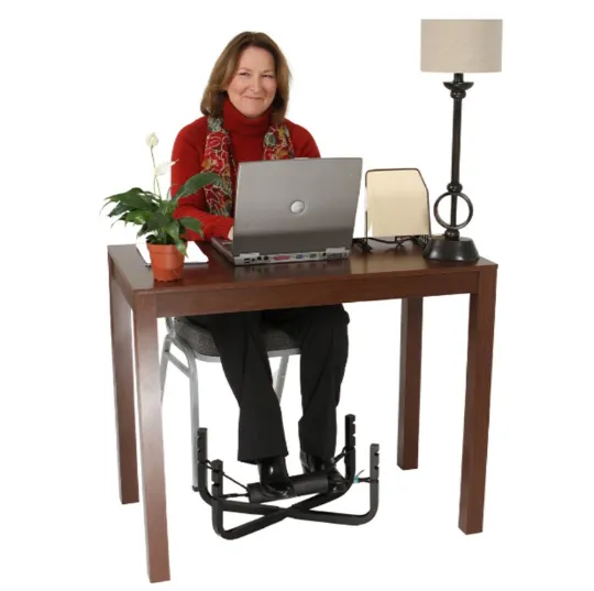 FootFidget Office - Height Adjustable Foot Rest and Exerciser for Under ...