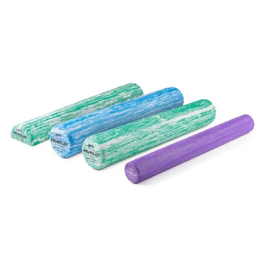 OPTP Pro Roller - Round and Half Circle - Medium Firm Durable Foam Roller