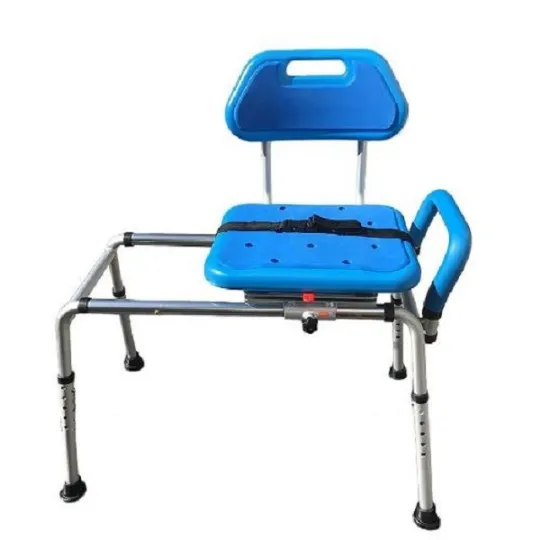 Premium Sliding Tub Transfer Bench with Padded Swivel Seat by Platinum ...
