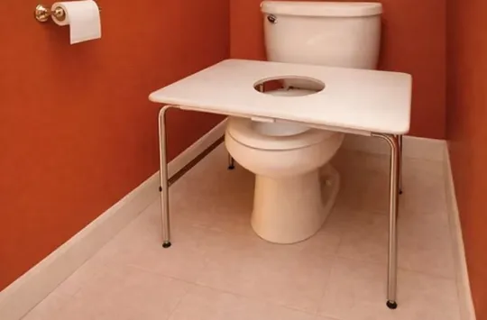 Residential Toilet Transfer Bench - FREE Shipping