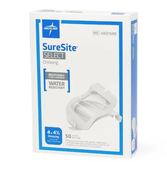 Adhesive Wound Dressing with Transparent Film Window for Infection ...