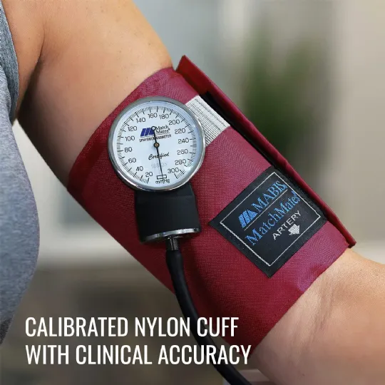 Manual Blood Pressure Cuff and Stethoscope Kit for Adults with ...