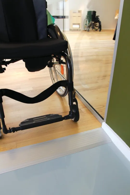 Stepless Aluminum Doorstep Cover Plate Wheelchair Ramps