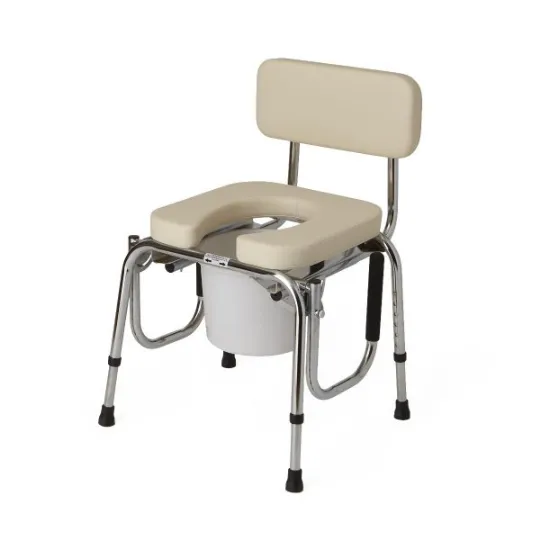 Steel Drop-Arm Commode by Medline - FREE Shipping