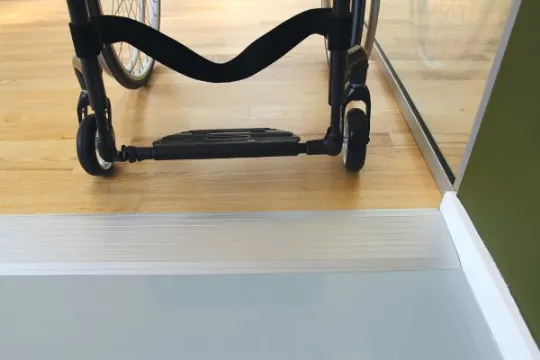 Stepless Aluminum Doorstep Cover Plate Wheelchair Ramps