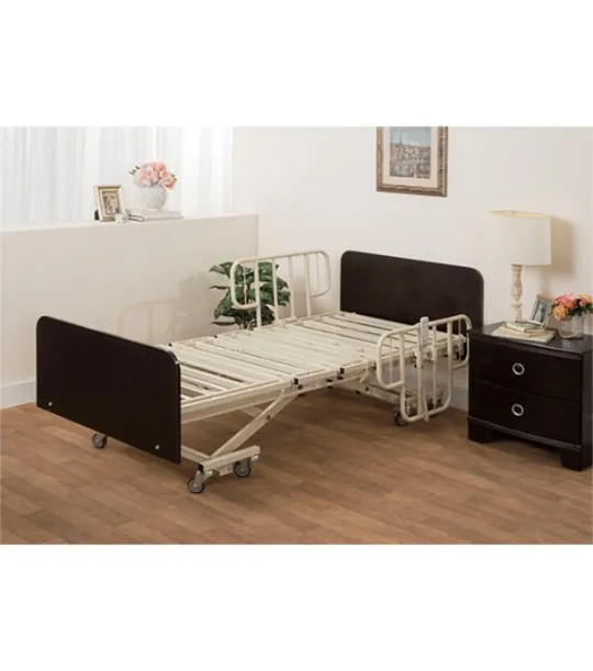 Hospital Bed Adjustable Quarter Side Rails by Medacure | Set of 2