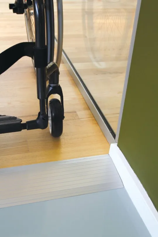 Stepless Aluminum Doorstep Cover Plate Wheelchair Ramps