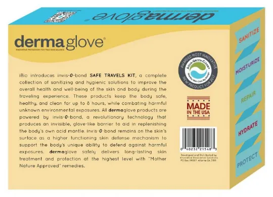 dermaglove Safe Travels Body Mist, Bug Repellent and Sanitizer Spray Kit