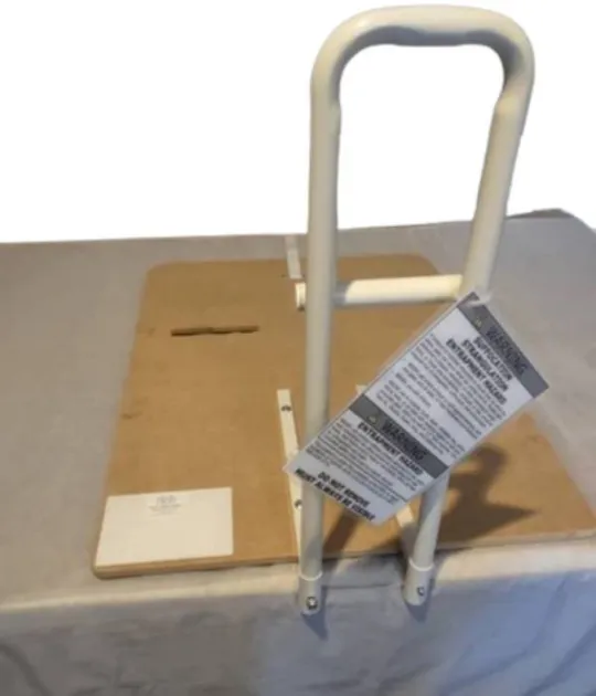 Bed Rail Transfer Handle Attachment for Patient Transfer