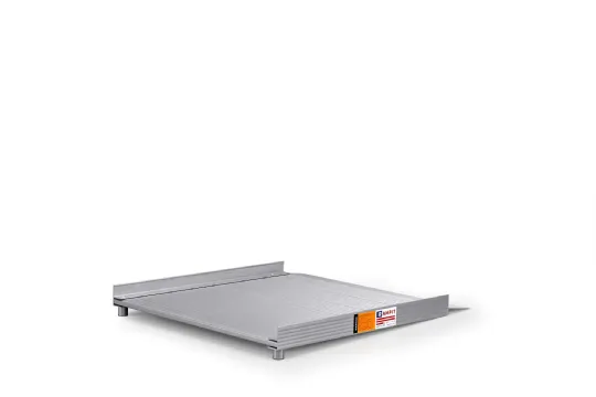 Indoor-Outdoor Aluminum Curb Ramp with Optional Handles from Rampit USA