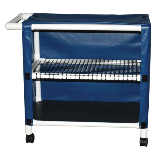 Multi-Shelf Compact Linen Cart with Cover