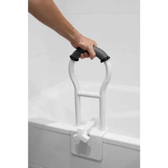 Tub Grab Bar with Padded Grip and 242 Lbs Capacity by KMINA