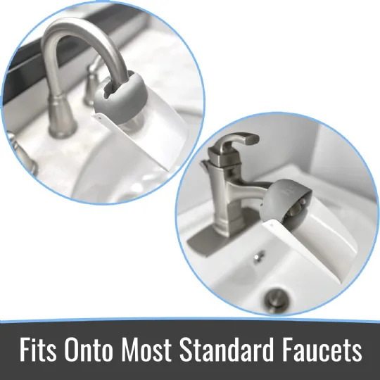 Premium Faucet Extender for Easy Handwashing and Better Sink Reach - 2 Pack