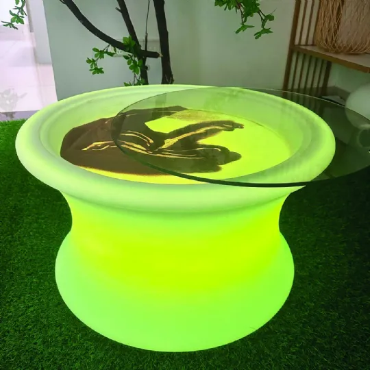 Sensory Mood Light Table with Color-Changing LED for Contained Tactile Play