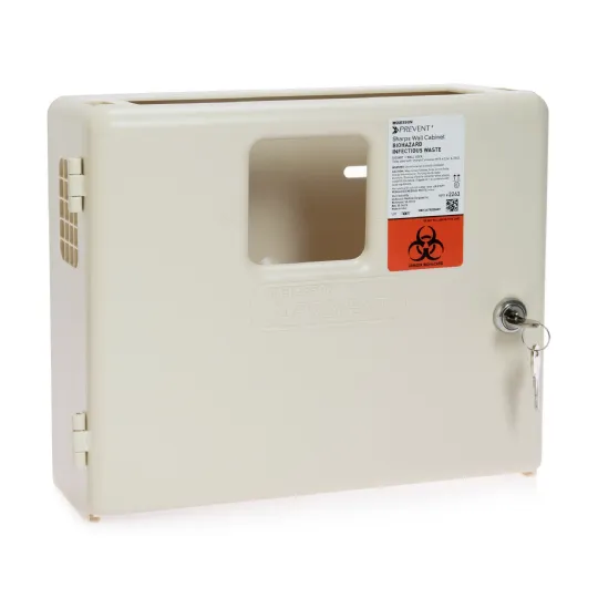 Wall Cabinet for Sharps Disposal - FREE Shipping