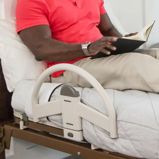 Hospital Bed Support Handles - EZ Click Safety Bed Rails by Stander