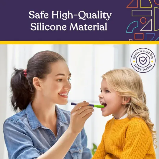 Buzz Buddy Oral Stimulation Kit - Vibrating Oral Sensory Tool with 12 ...
