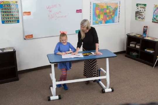KidsFit Kinesthetic Classroom Standing Fidget Desk