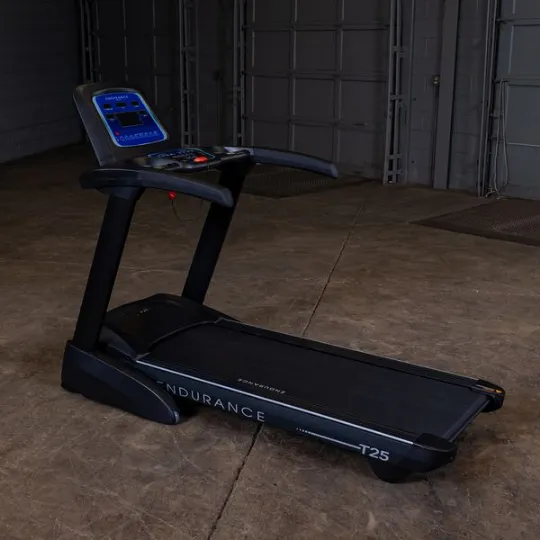 Body-Solid Folding Treadmill, 1-10 mph Speeds, Up to 12% Incline, Built ...